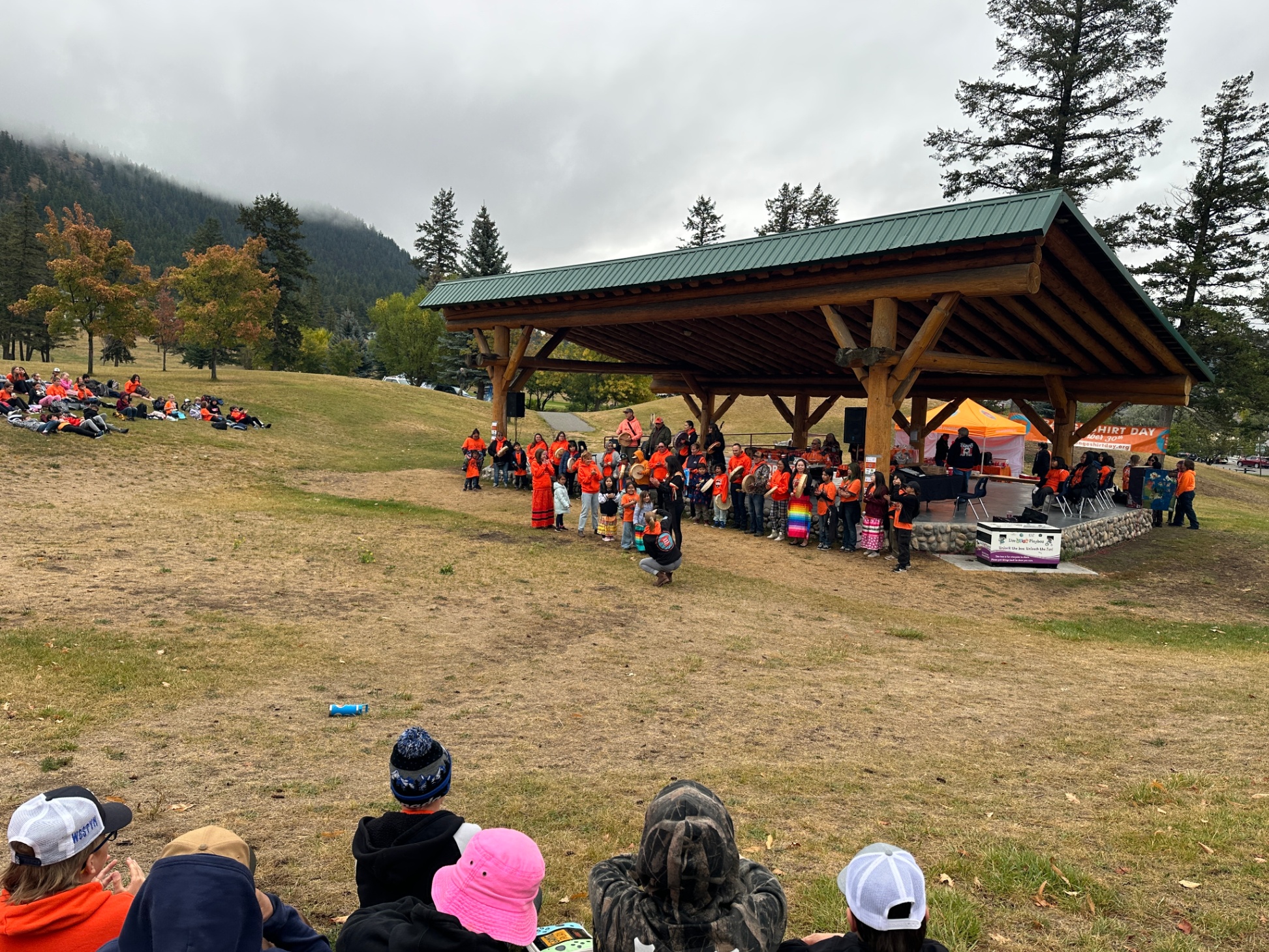 Cataline Attends Orange Shirt Day in Botanio Park - Cataline Elementary
